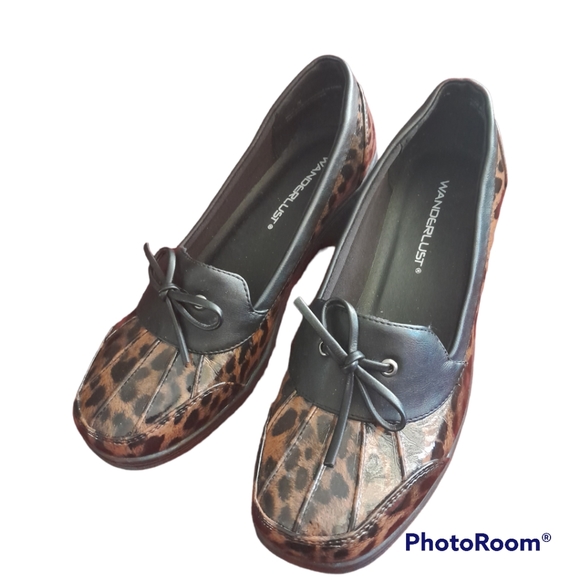 Wanderlust | Shoes | Wanderlust Animal Print Heel | Poshmark